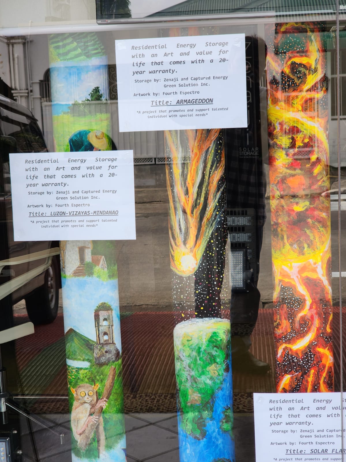 Aeon Battery Canvas: Art and Renewable Energy - Zenaji